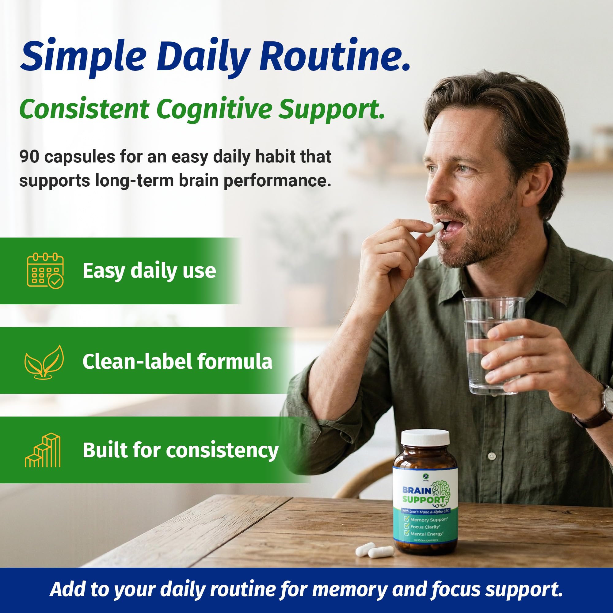 Nootropic benefits of Brain Support