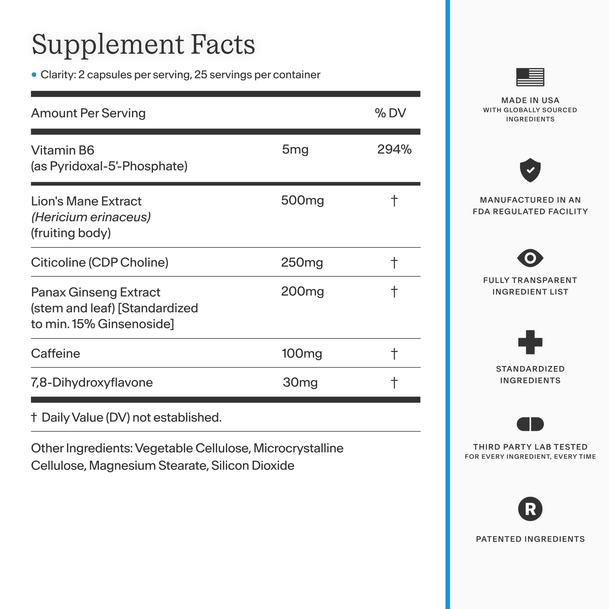 Nootropic blend for productivity
