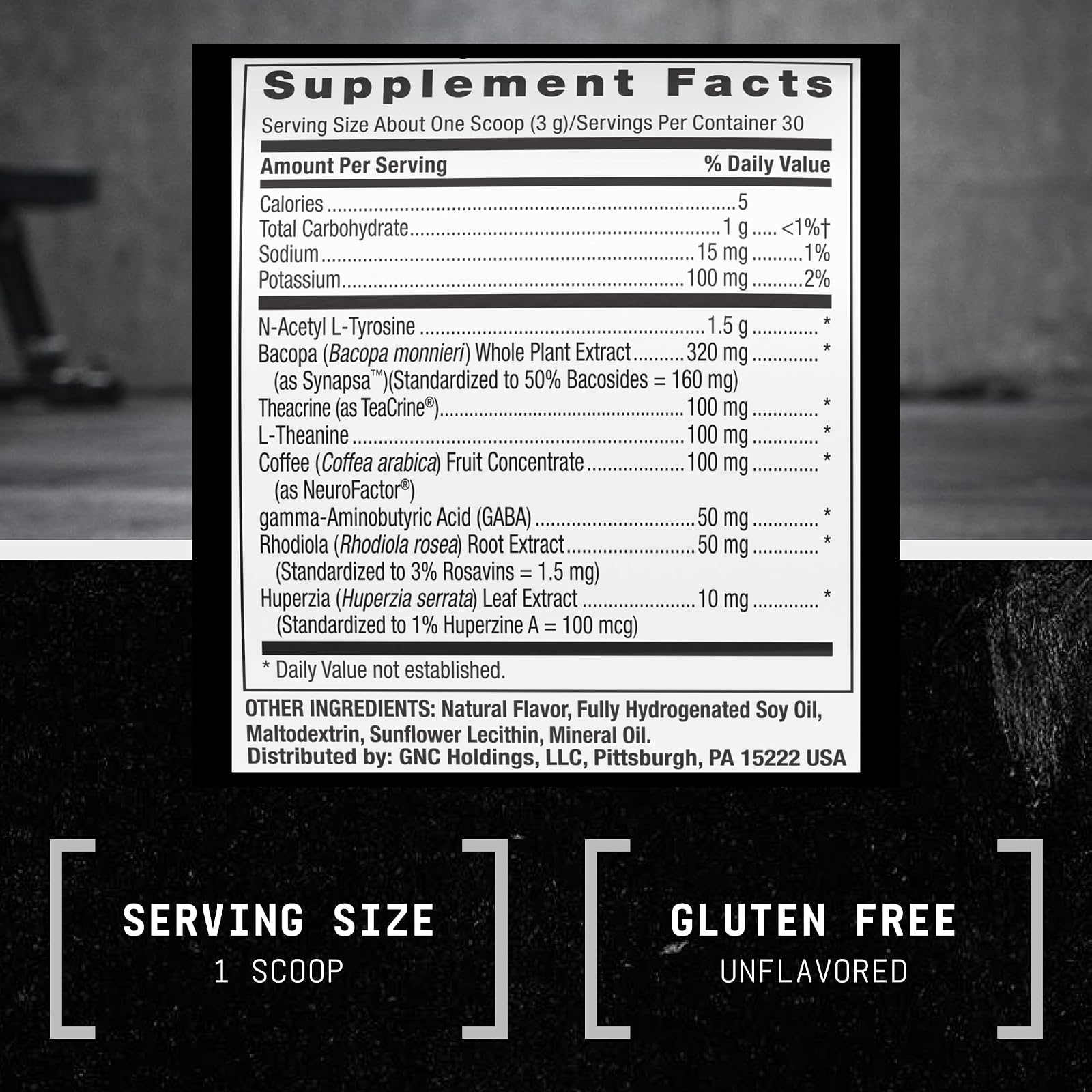 Nootropic blend for workout motivation