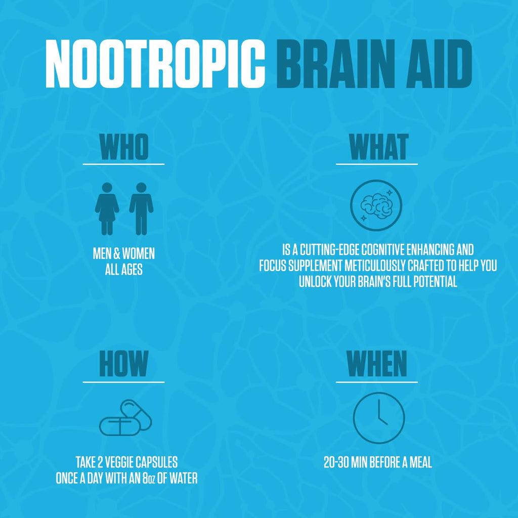 Nootropic Brain Aid for daily focus