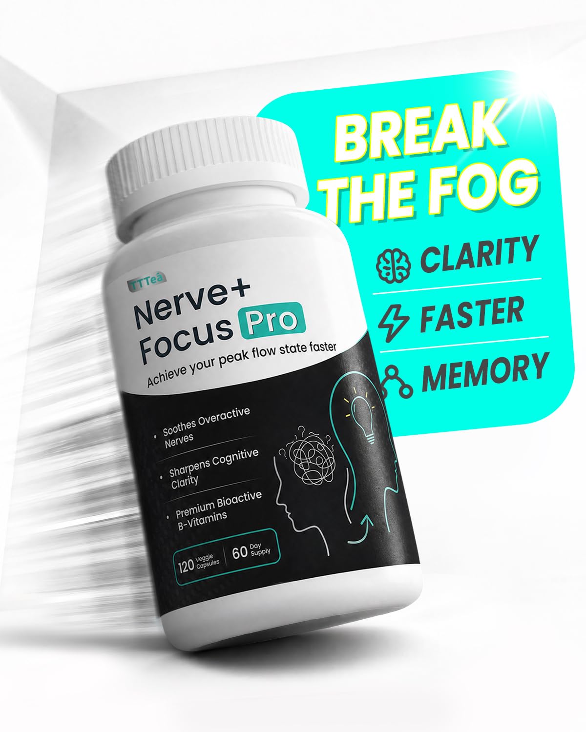 Nootropic brain supplement for focus