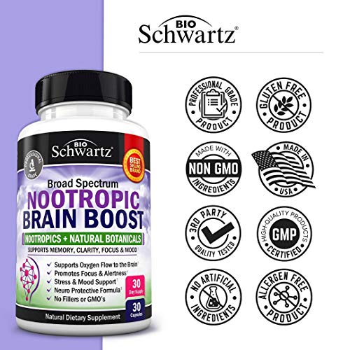 Nootropic brain supplement for students