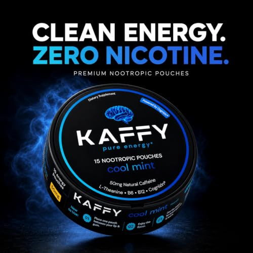 Nootropic caffeine pouches for focus