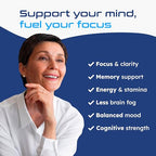 Nootropic capsules for cognitive support