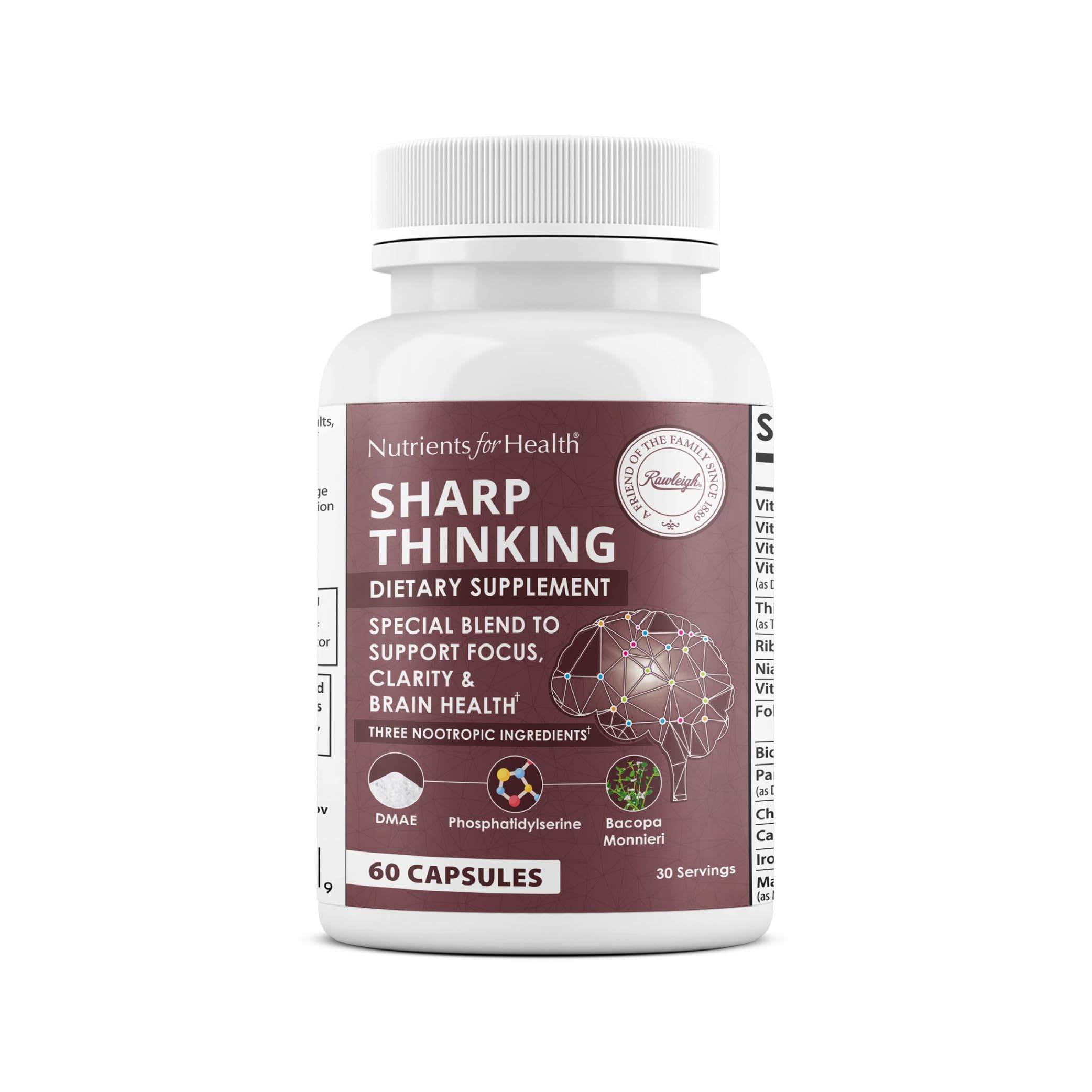 Nootropic capsules for enhanced focus