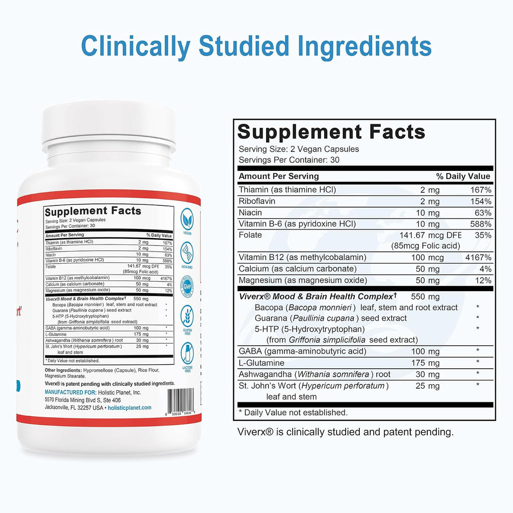 Nootropic capsules for focus