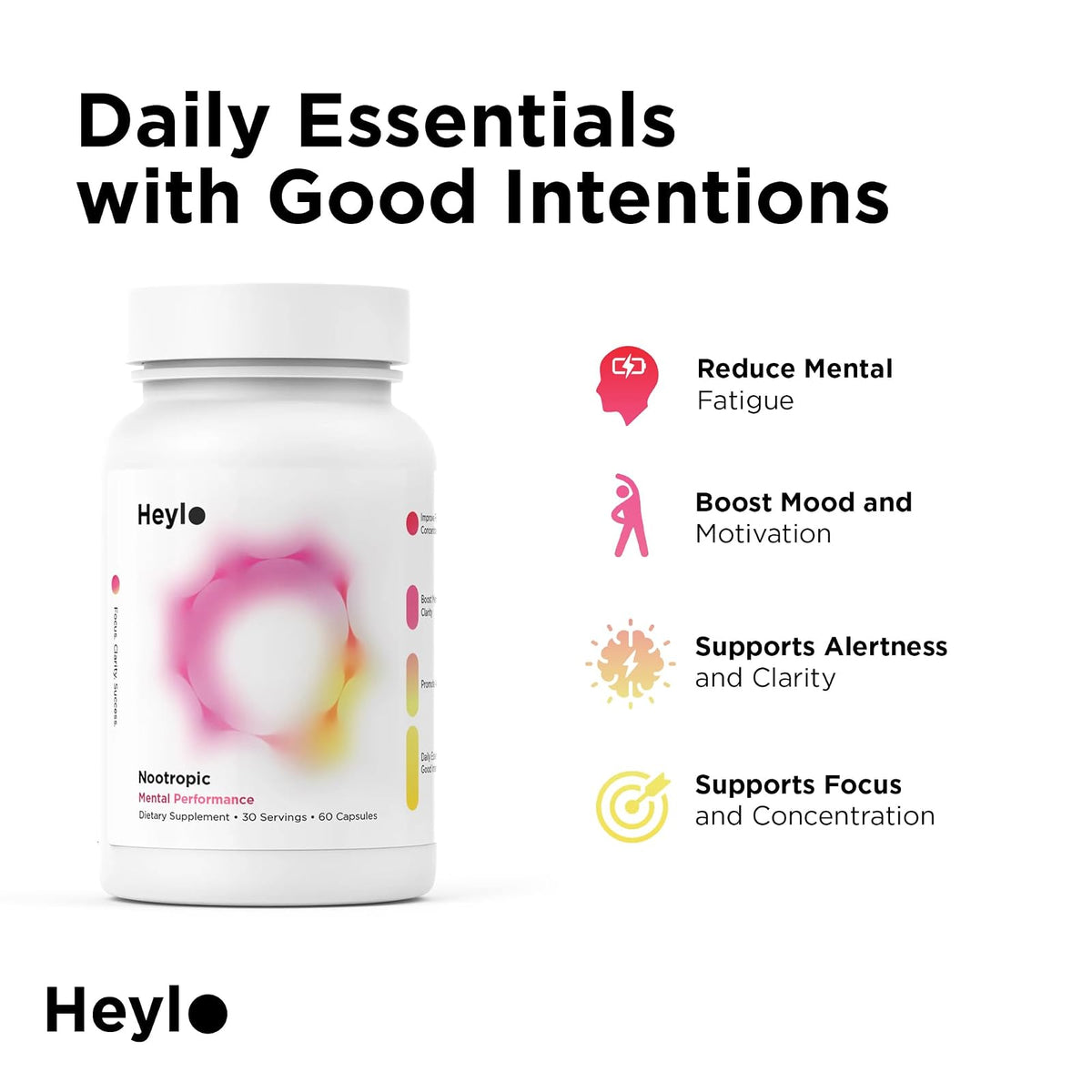 Nootropic capsules for mental clarity