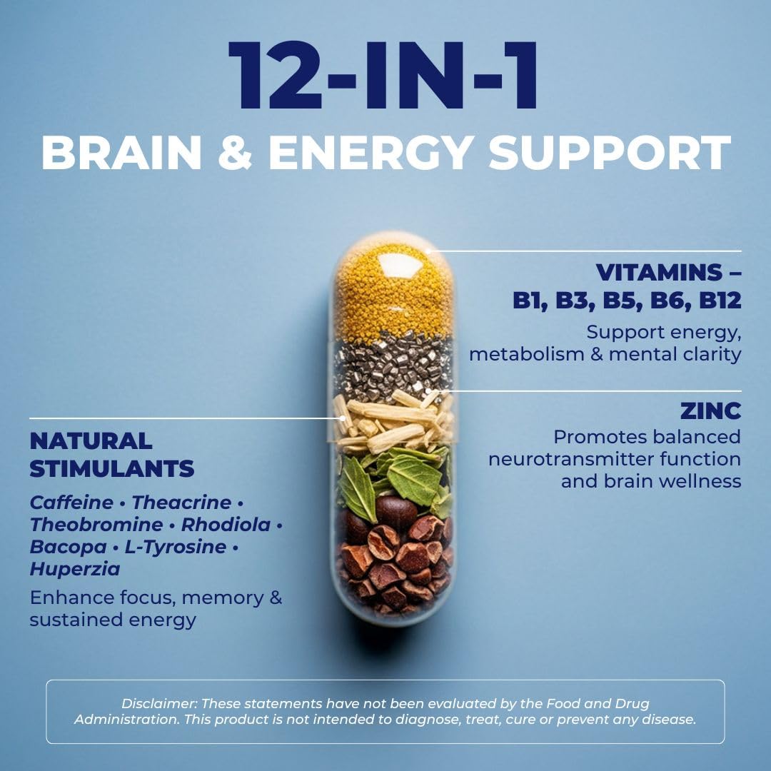 Nootropic capsules for mental clarity