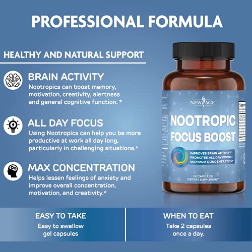 Nootropic capsules for mental performance
