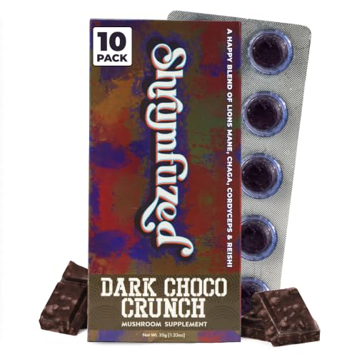 Nootropic dark chocolate with mushrooms