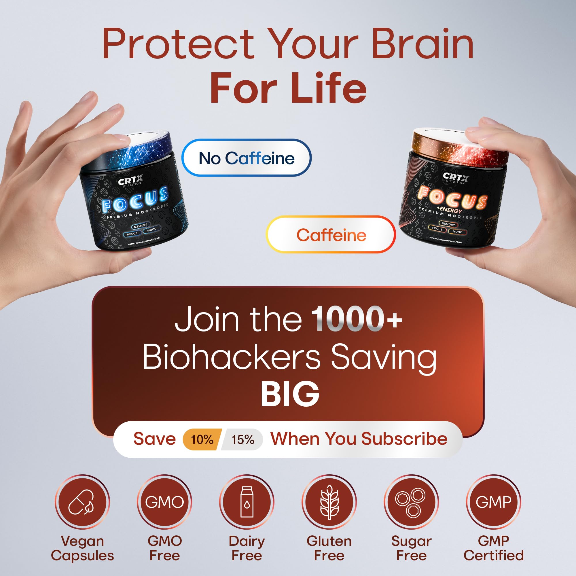 Nootropic focus supplement for energy