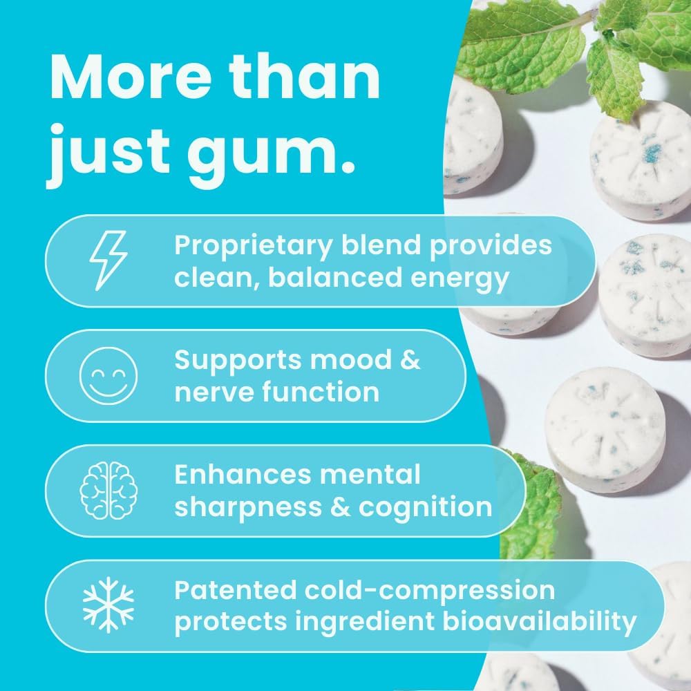 Nootropic gum for mental clarity