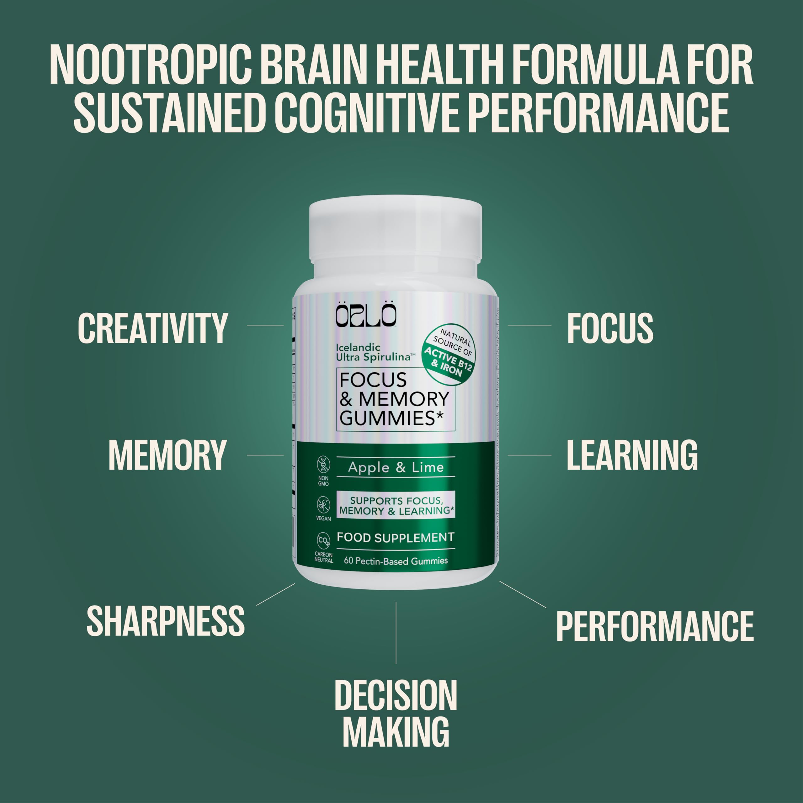 Nootropic gummies for brain health