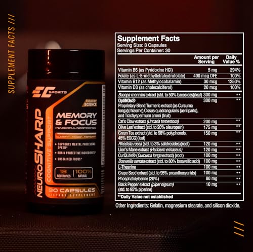 Nootropic multivitamin for cognitive support