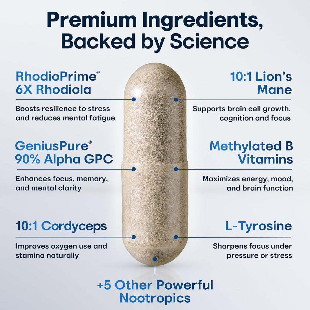 Nootropic multivitamin for men