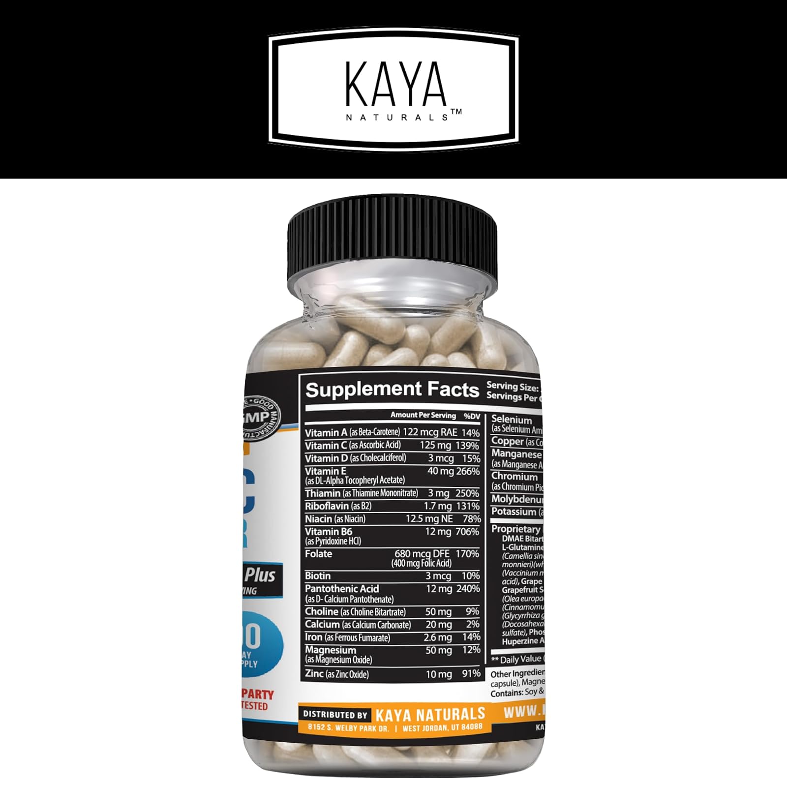 Nootropic multivitamins for cognitive health