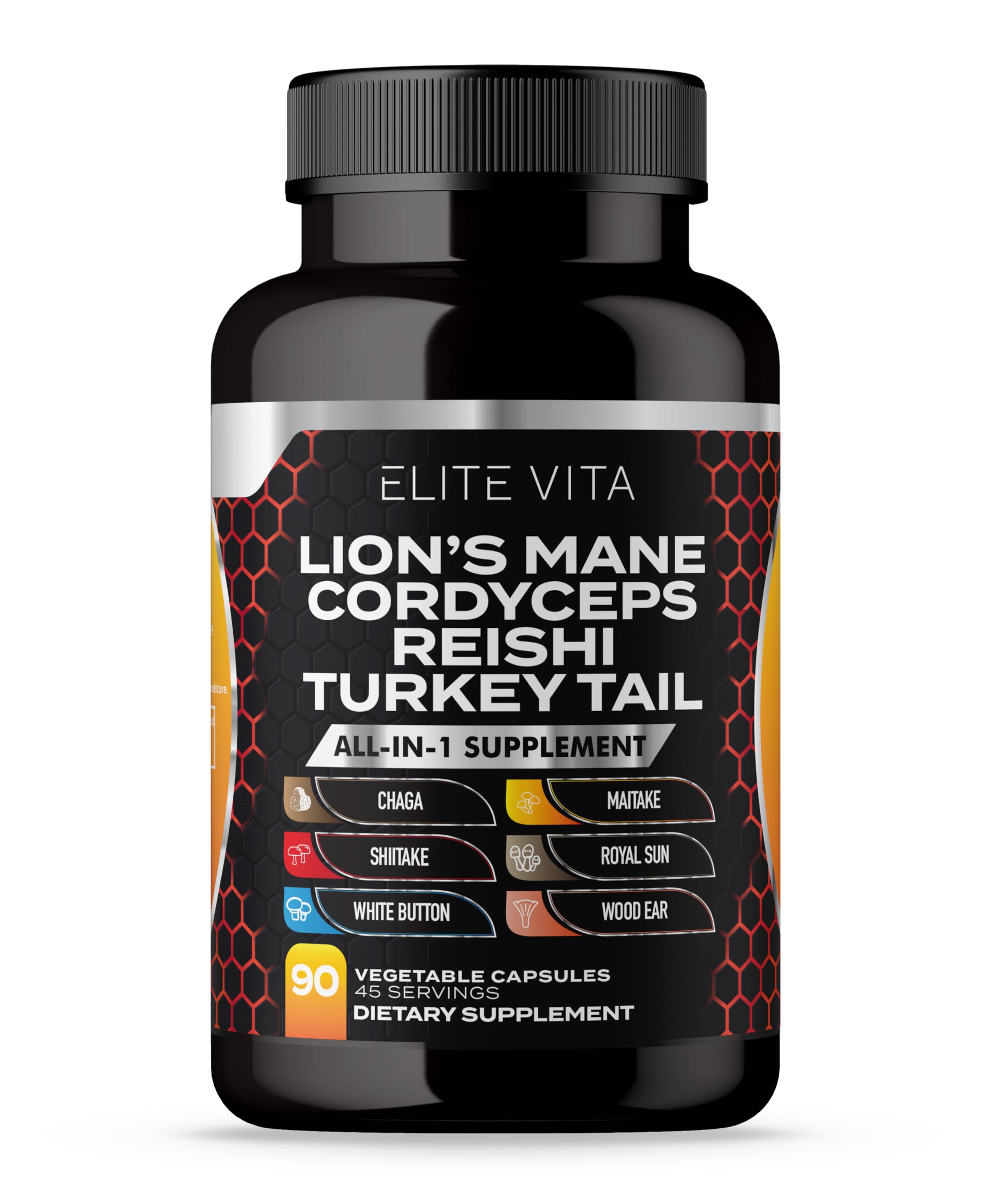 Nootropic mushroom supplement for focus