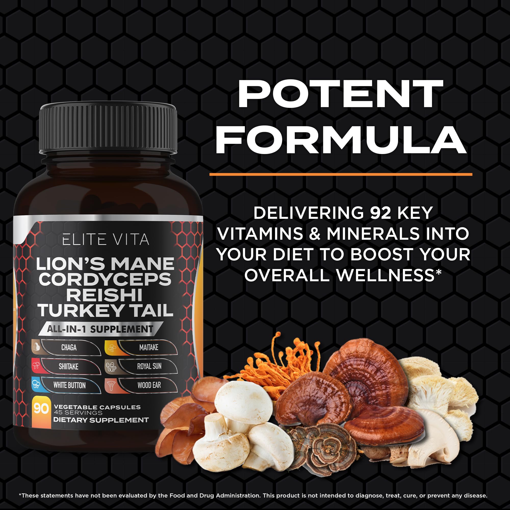Nootropic mushrooms for enhanced productivity