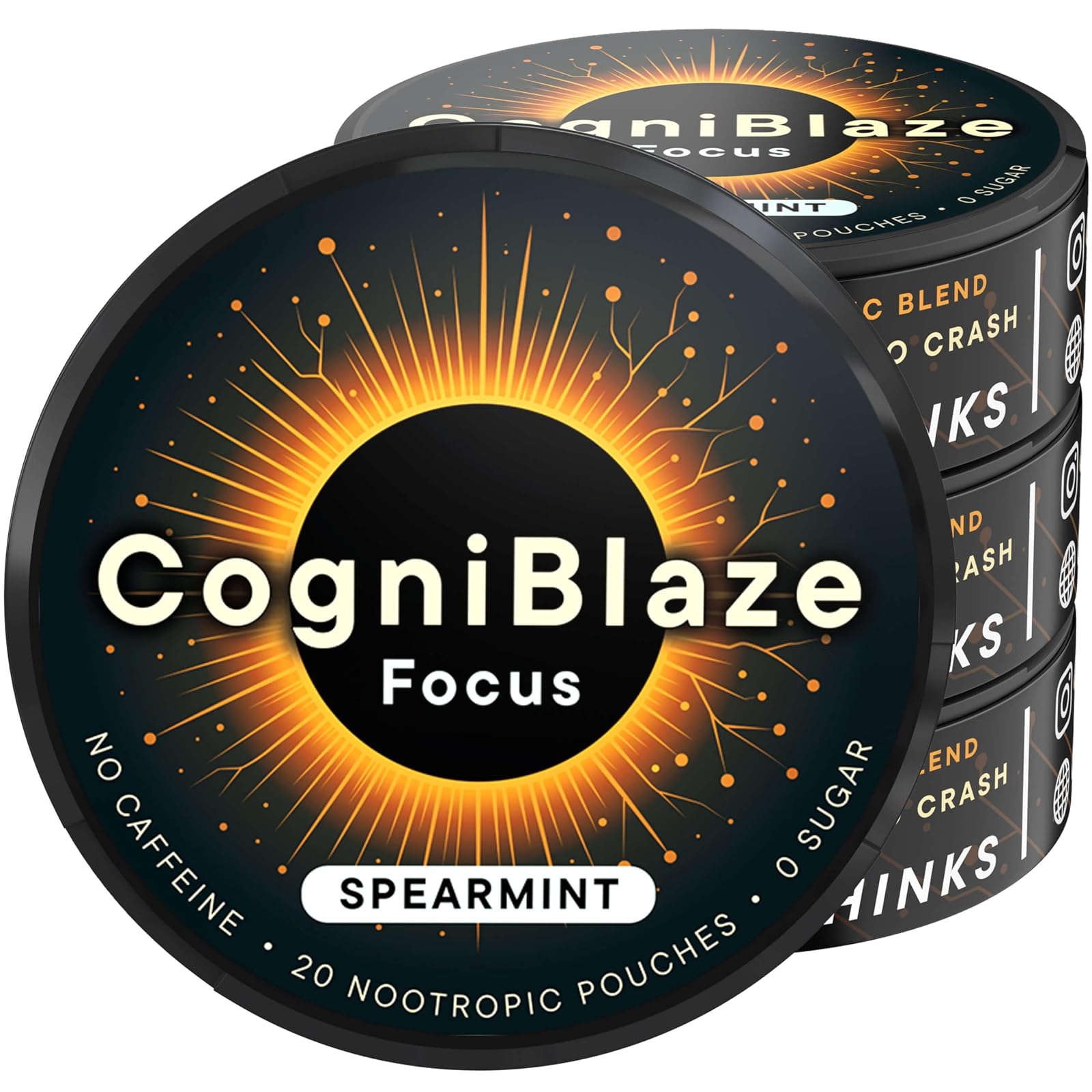 Nootropic pouches for enhanced focus