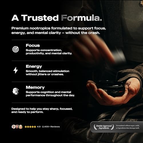 Nootropic pouches for improved cognitive function