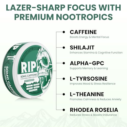 Nootropic pouches with l-theanine