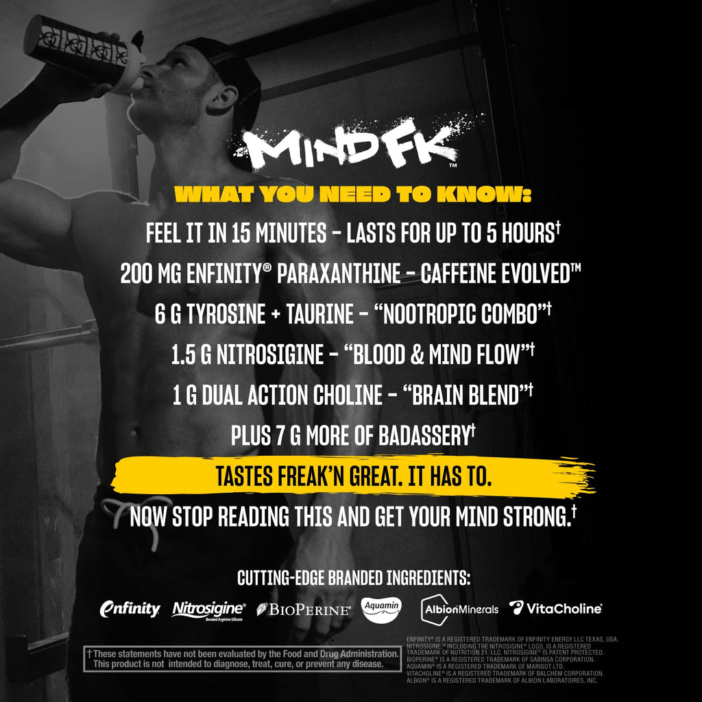 Nootropic pre-workout for intense training