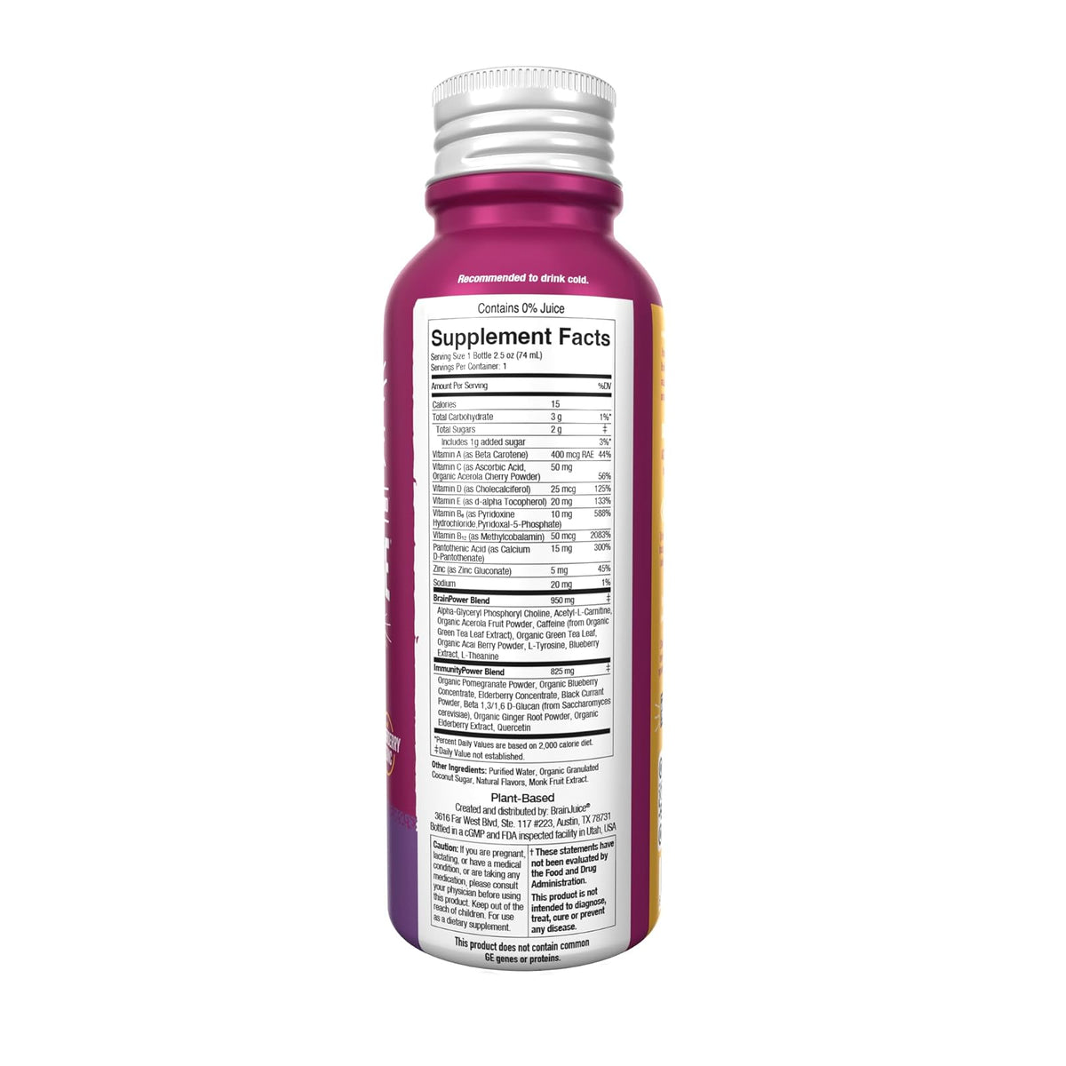 Nootropic shot for improved performance