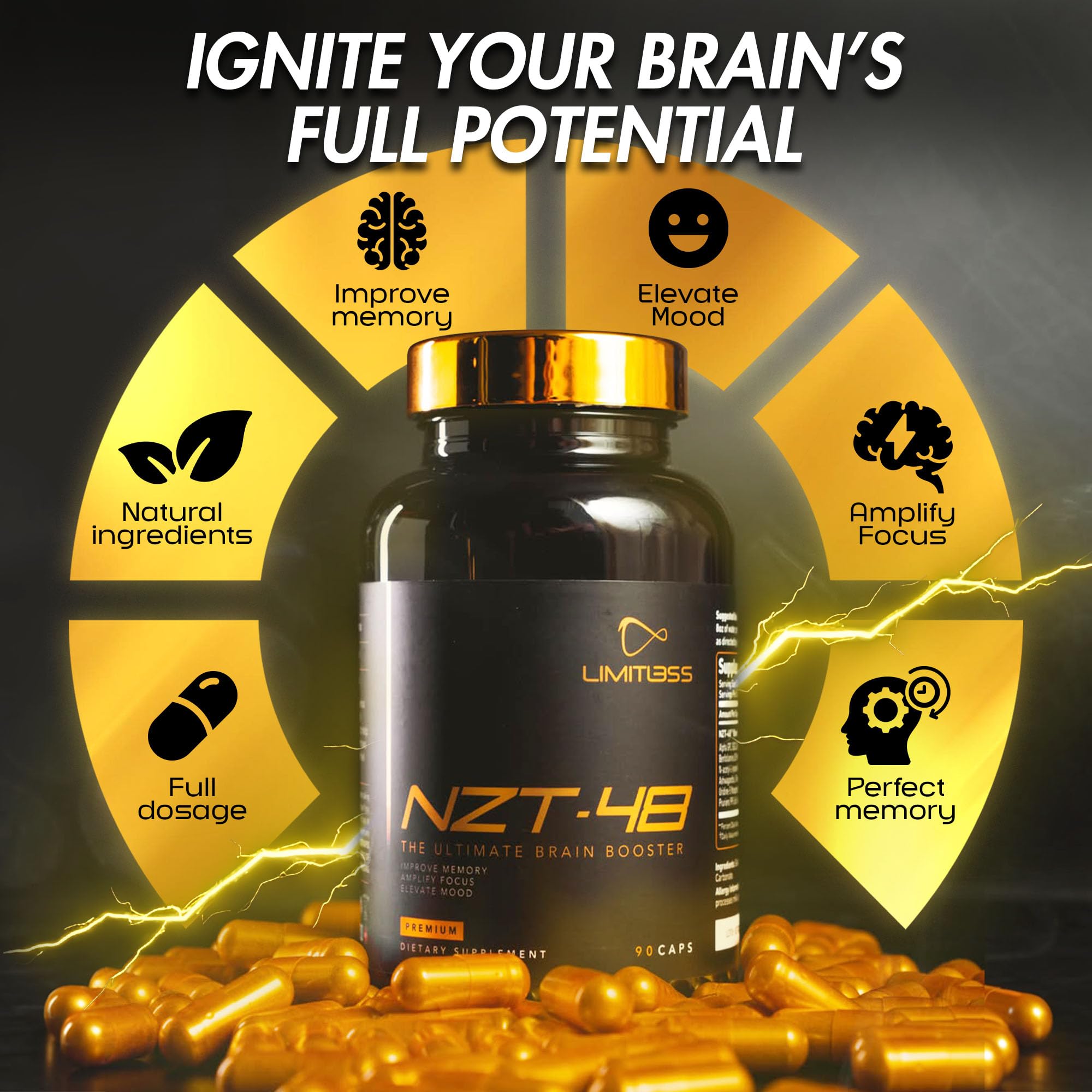 Nootropic supplement for cognitive function