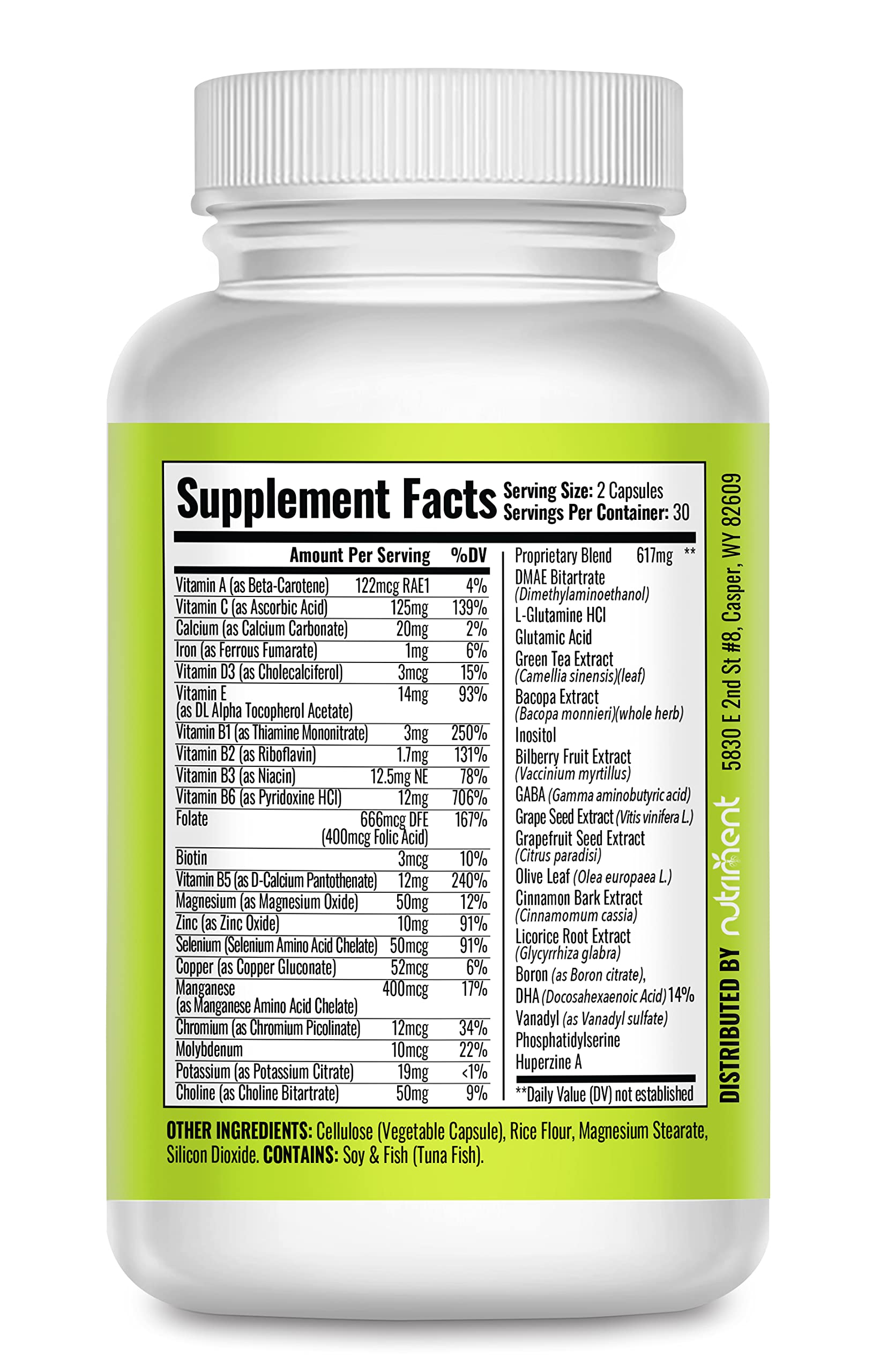 Nootropic supplements for adults