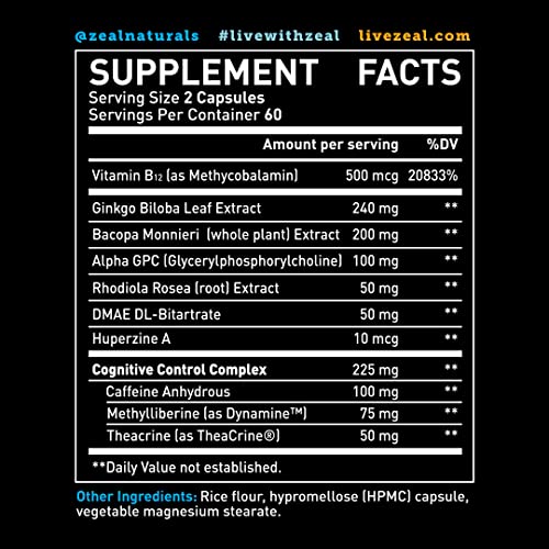 Nootropic supplements for improved concentration