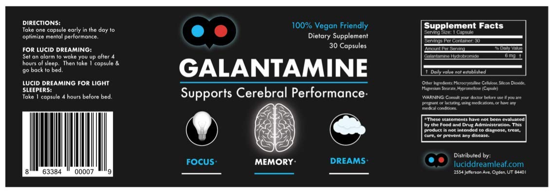 Nootropic support blended vitamin & mineral supplements