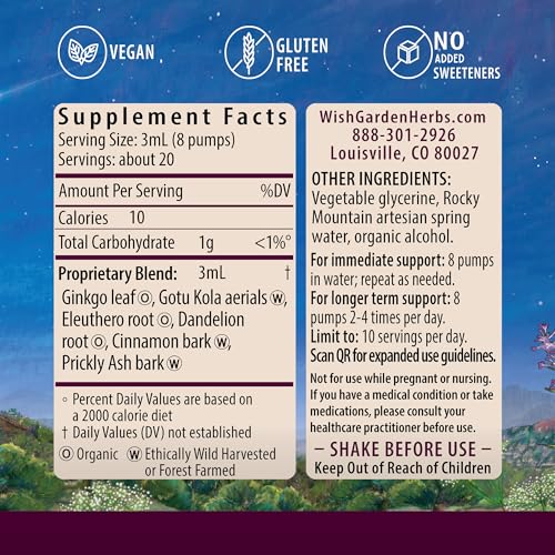 Nootropic tincture for cognitive support