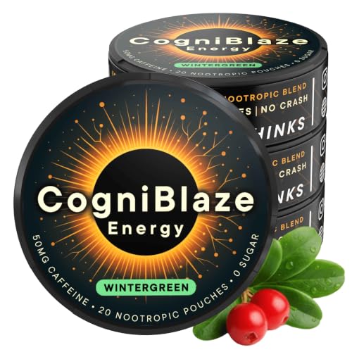 Nootropic wintergreen caffeine pouches