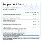 Nootropics brain support with mushrooms