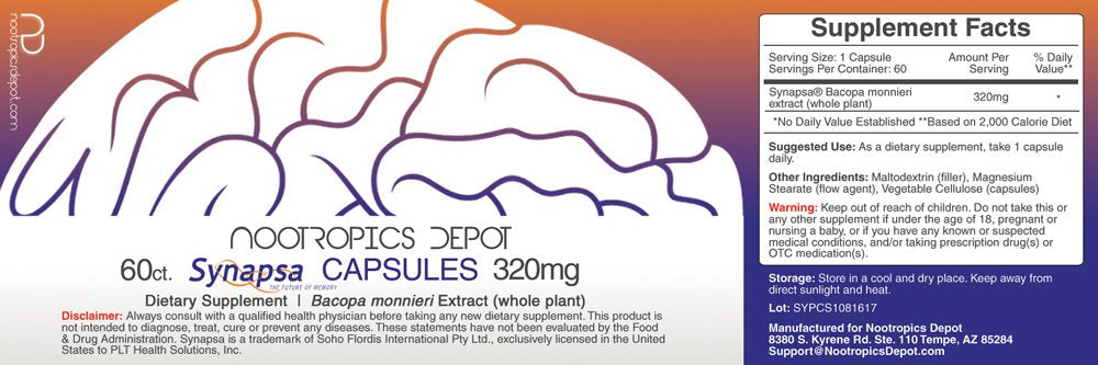 Nootropics Depot Bacopa for memory support