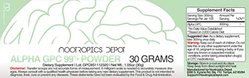 Nootropics Depot choline supplement for focus