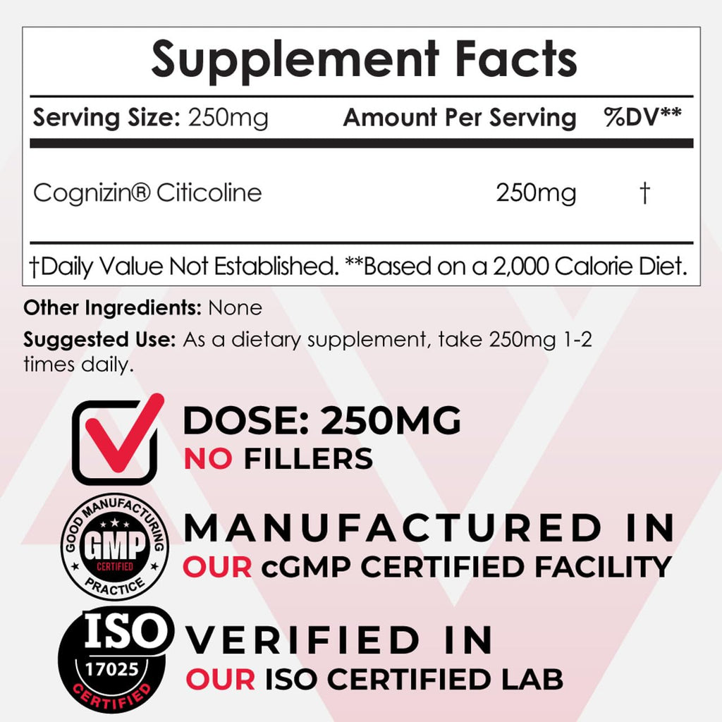Nootropics Depot citicoline for cognitive support