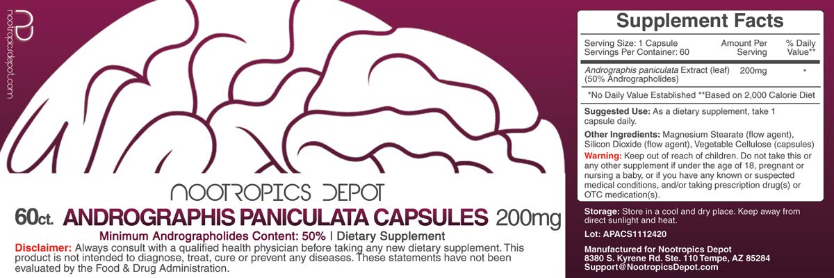 Nootropics Depot herbal wellness supplement