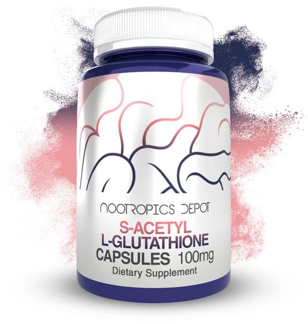 Nootropics Depot S-Acetyl L-Glutathione capsules