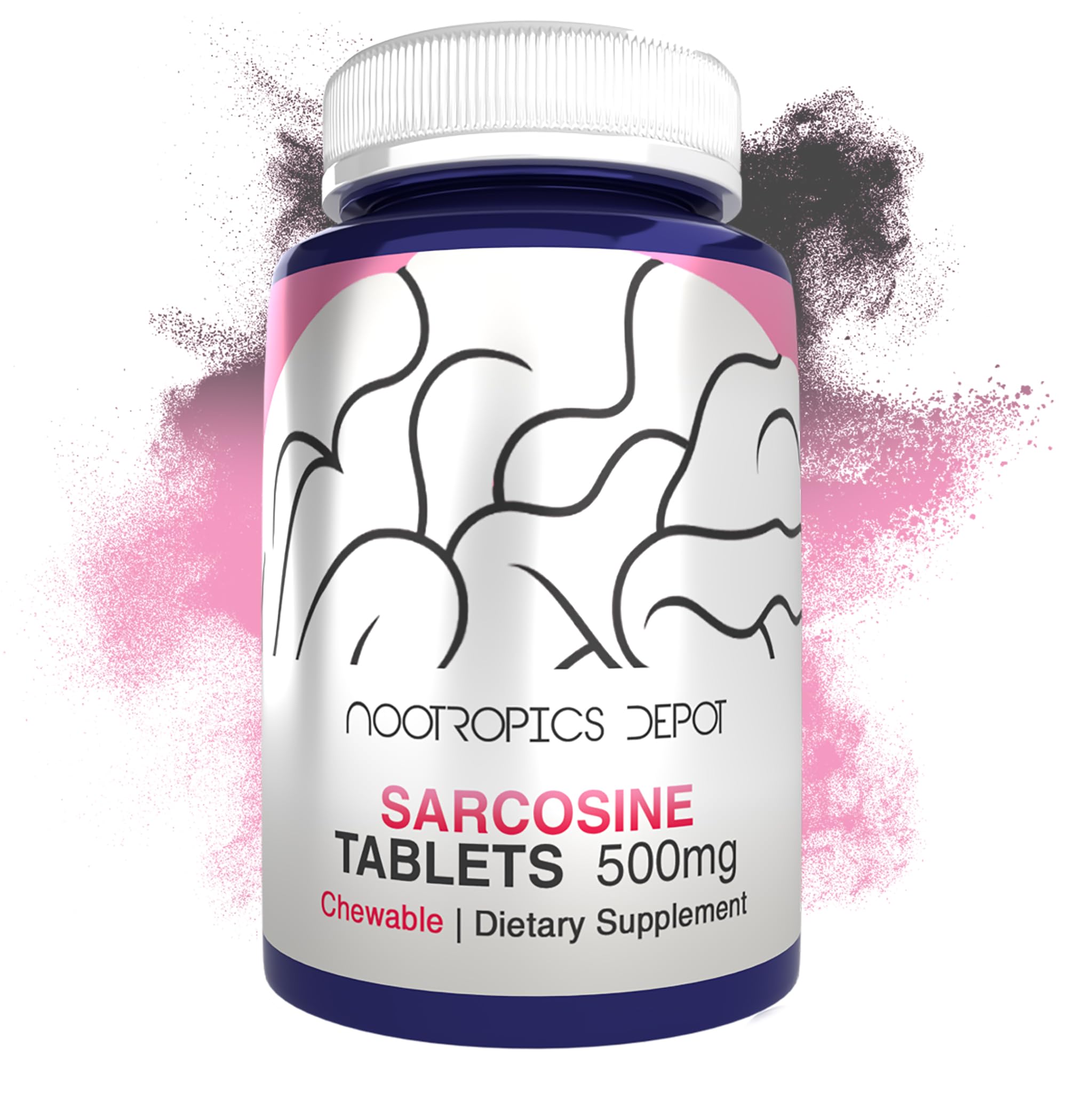 Nootropics Depot Sarcosine chewable tablets