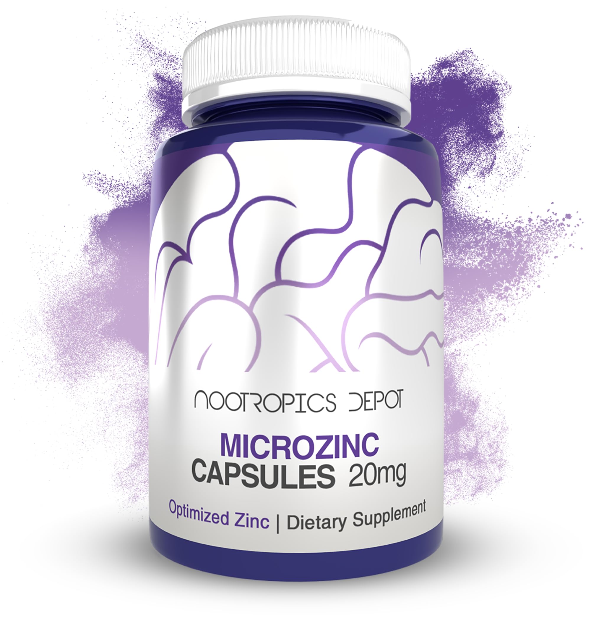 Nootropics Depot zinc supplement capsules