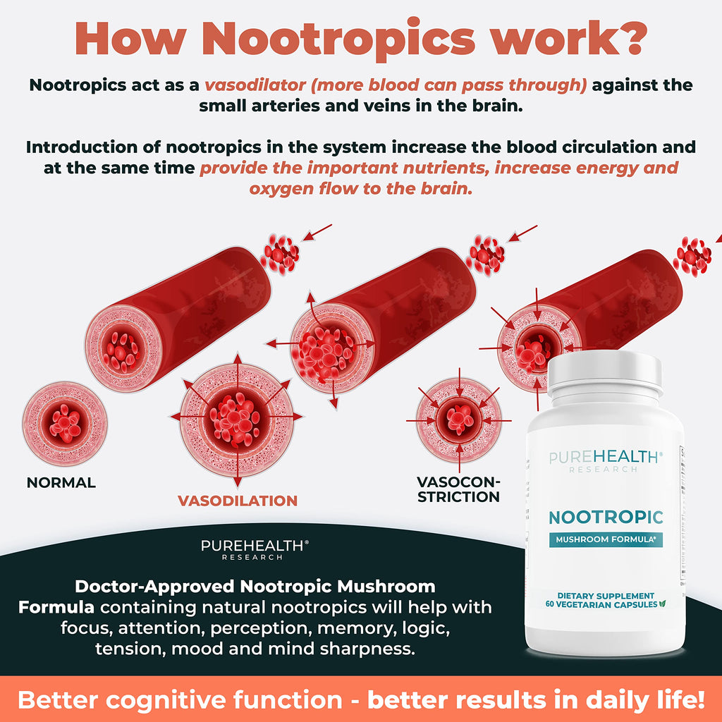 Nootropics mushrooms for daily wellness