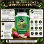 Nopal cactus capsules for active lifestyles