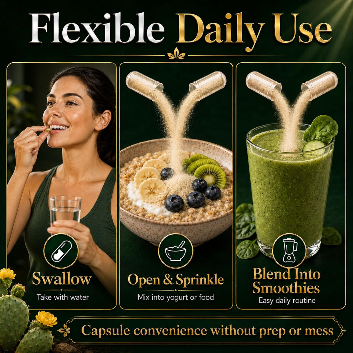 Nopal cactus multivitamin for seniors