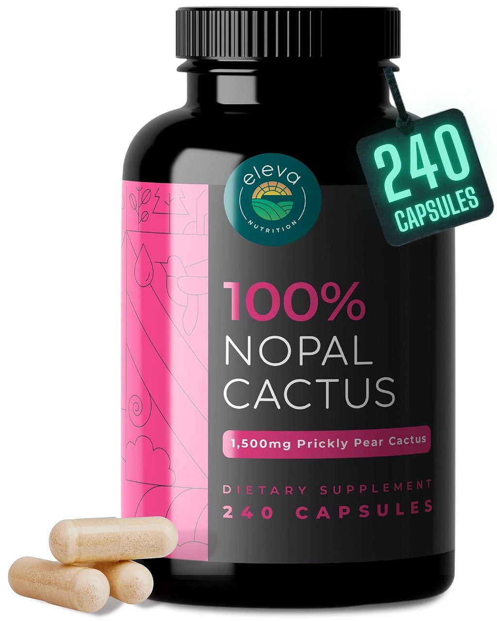 Nopal cactus multivitamins for energy