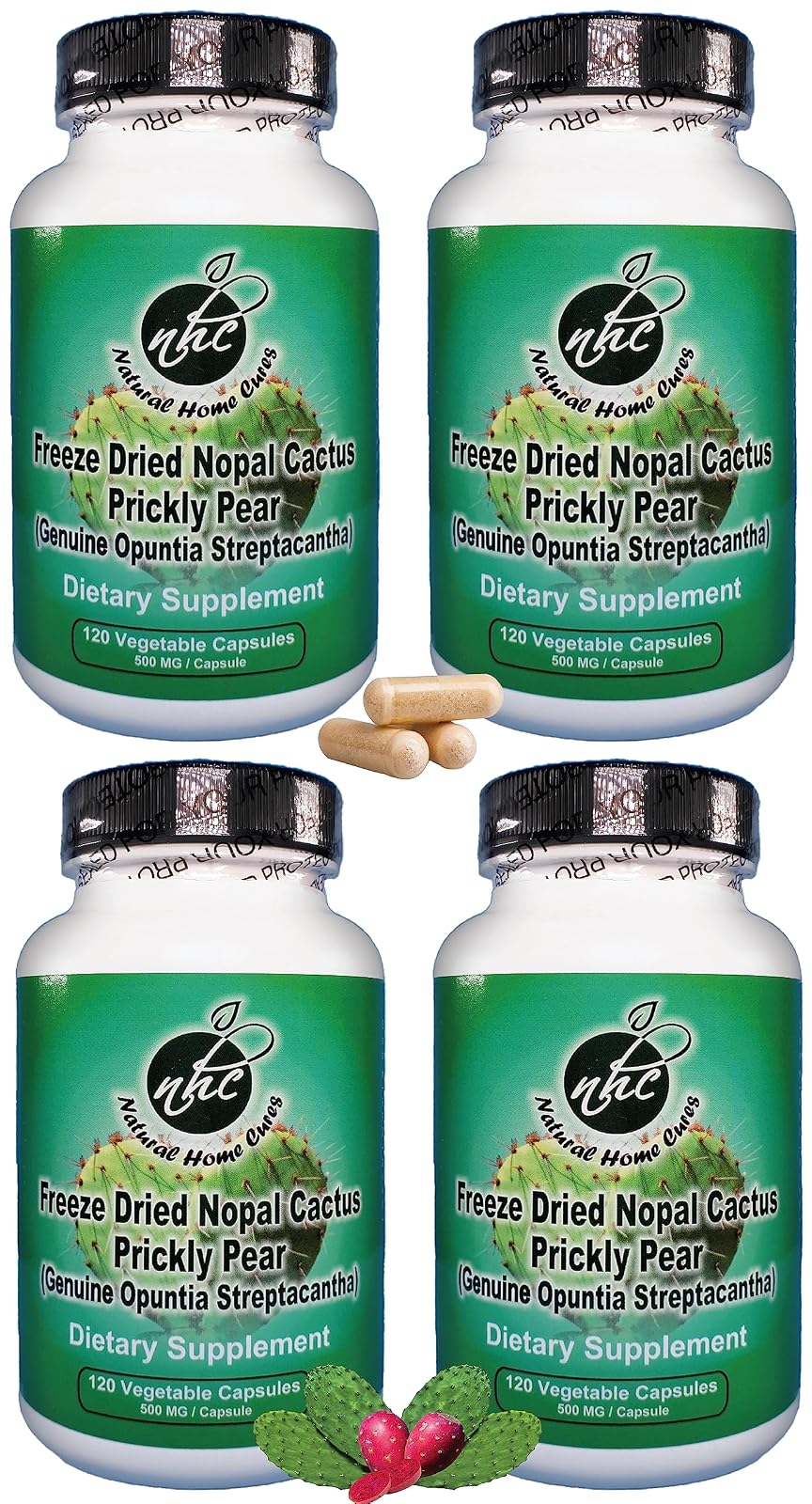 Nopal cactus multivitamins for energy