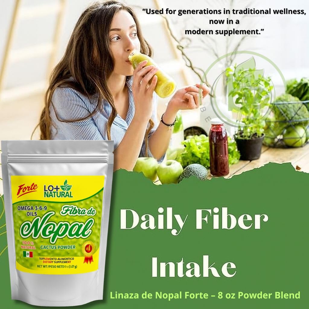 Nopal cactus powder for gut health