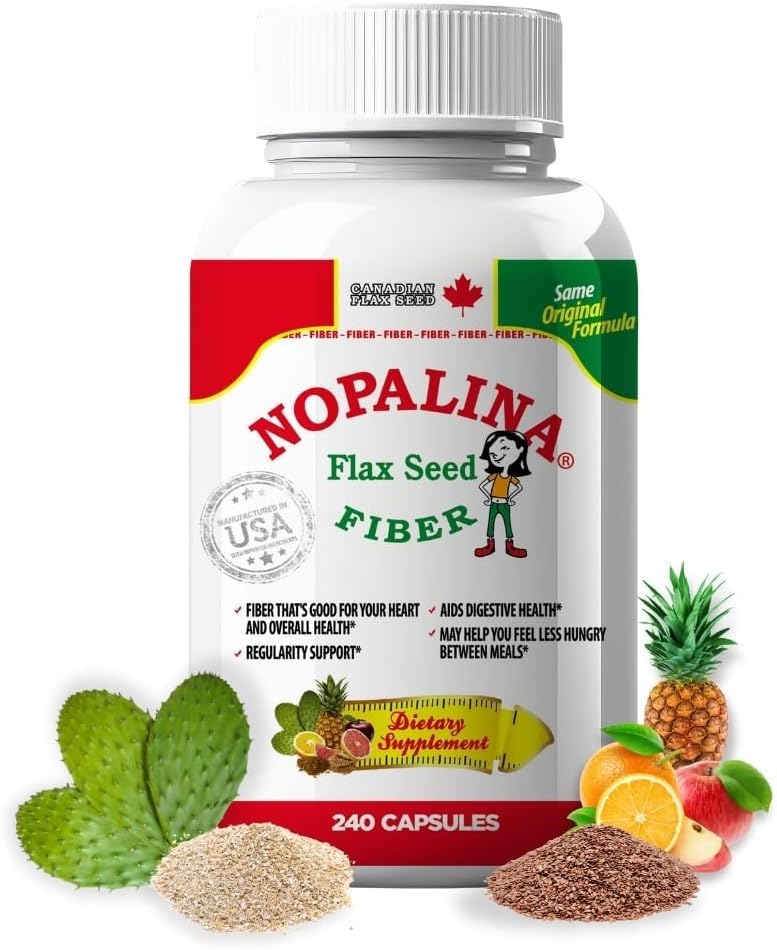 Nopalina fiber capsules for digestion