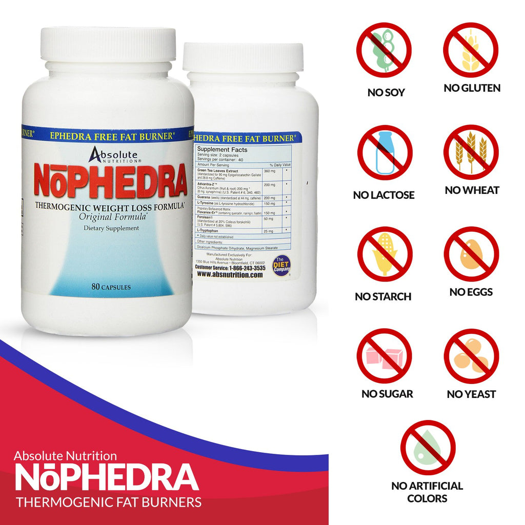 Nophedra fat burners for appetite control