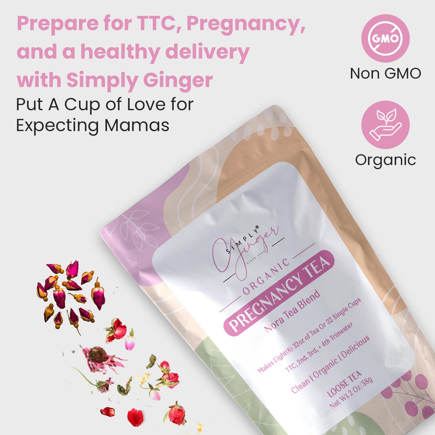 NORA tea blend for prenatal wellness
